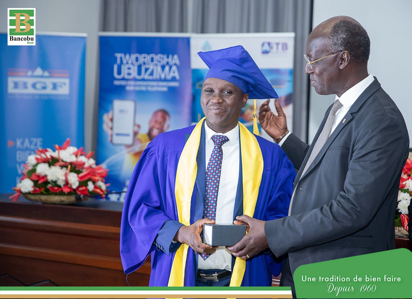 BANCOBU - Remise des certificats aux lauréats de l’Ecole des Banques