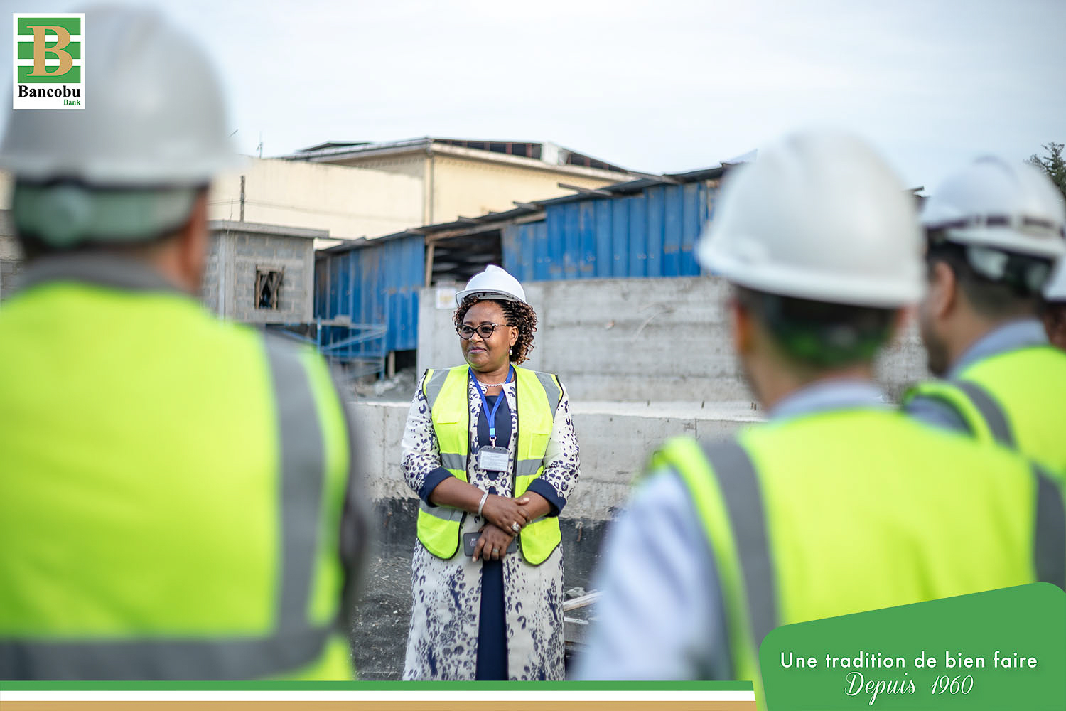 BANCOBU - Visite de l’ADG au chantier " Bancobu Business Center